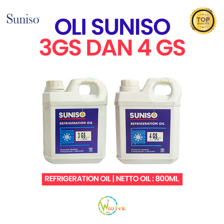 OIL SUNISO 3GS DAN 4 GS DERIGEN 1LITER KOMPRESSOR AC | OLI COMPRESSOR AC 1L / OIL LITERAN 1 L ...