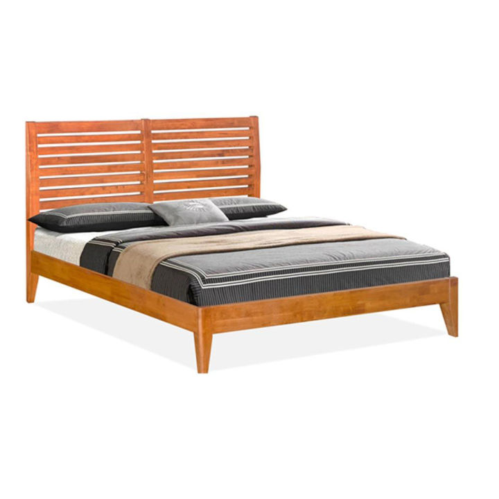 Solid Wood Bed / Wooden Bed Bed / Adult Bedframe / Large Bed / Homestay ...