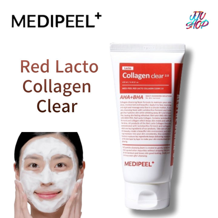 MEDIPEEL Red Lacto Collagen Clear 120ml/300ml/Cleansing Foam | Lazada PH