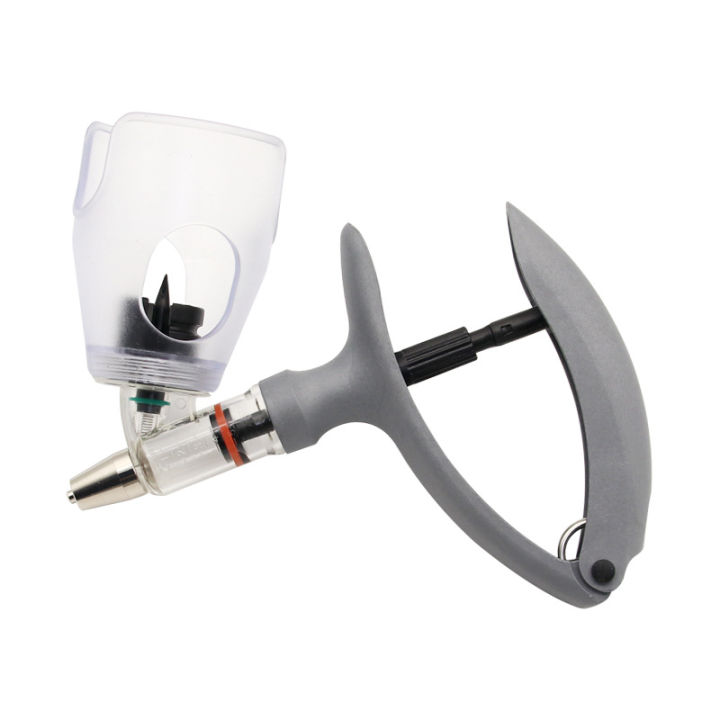 2ML 5ML Veterinary Continuous Syringe Gun Injector Automatic Injection ...