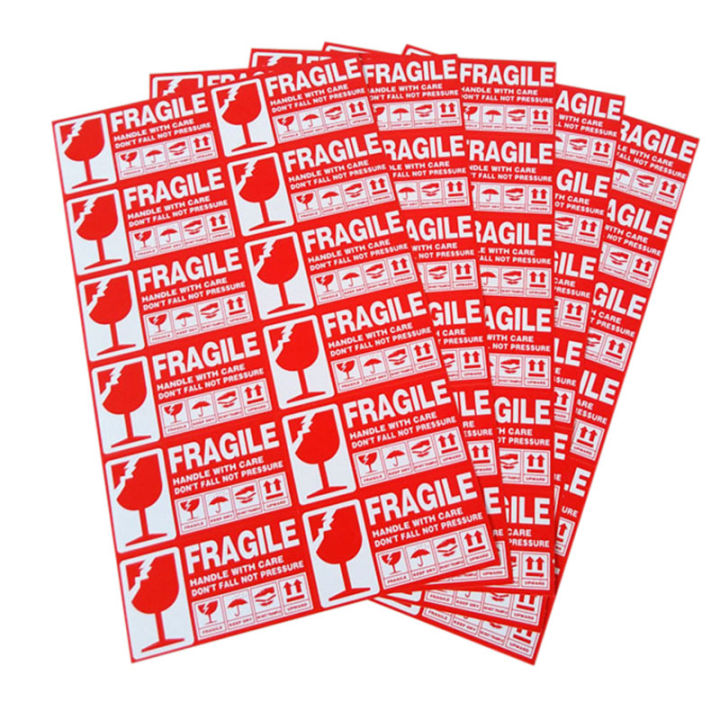 Fragile Warning Label Sticker Logistics Accessories Hazard Warning Sign ...