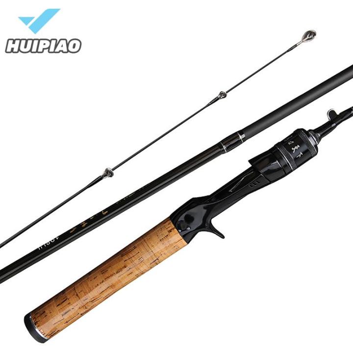 HUIPIAO Ultra-Light Fishing Rod Carbon Fiber Spinning Casting Lure Pole ...