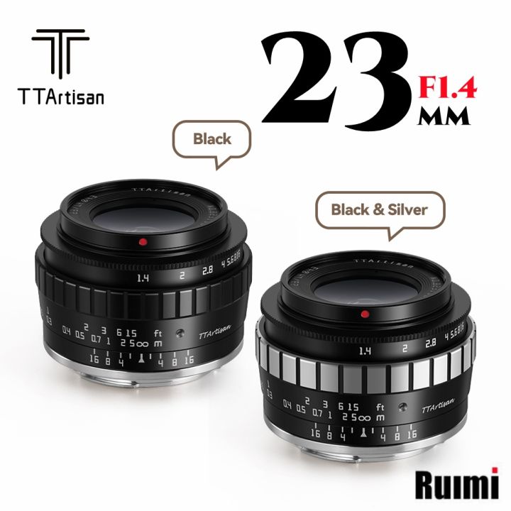 Xxx Ttartisan 23mm F1 4 Manual Focus Aps C Fixed Lens For Canon M Rf