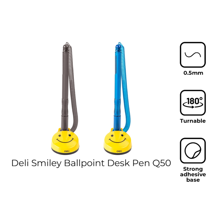 Deli Smiley Ballpoint Desk Pen Q50 | Lazada PH