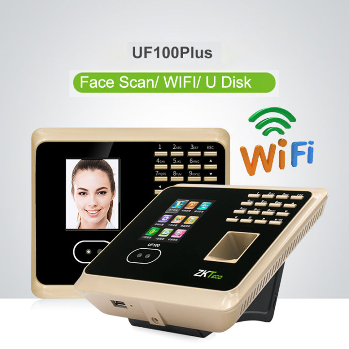 ZKTeco UF100 Face Scan Time Attendance and Fingerprint Time Attendance ...