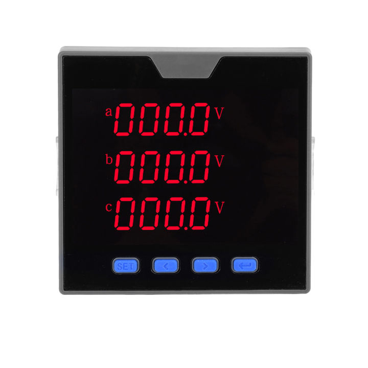 DIPPRUN 3 Phase Voltage Meter AC 220V Digital Voltmeter LED Display ...