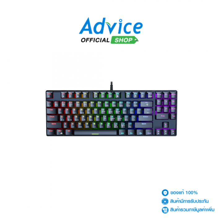 KEYBOARD ONIKUMA HARU LITE BLUE SWITCH MINI RGB (BLACK) | Lazada.co.th
