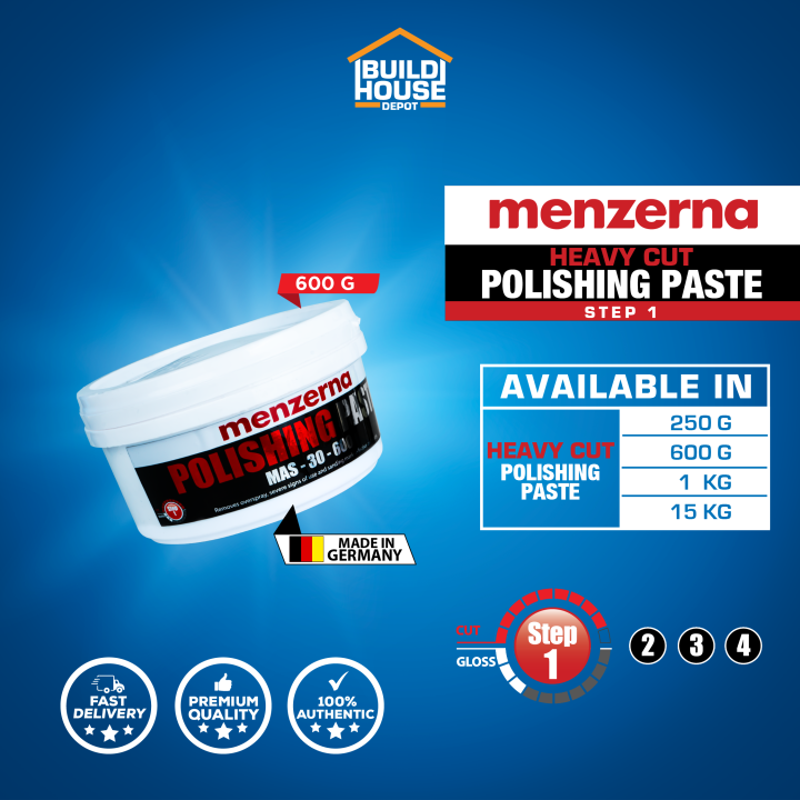 MENZERNA Heavy Cut Polishing Paste - 250g | 600g | 1kg | Lazada PH