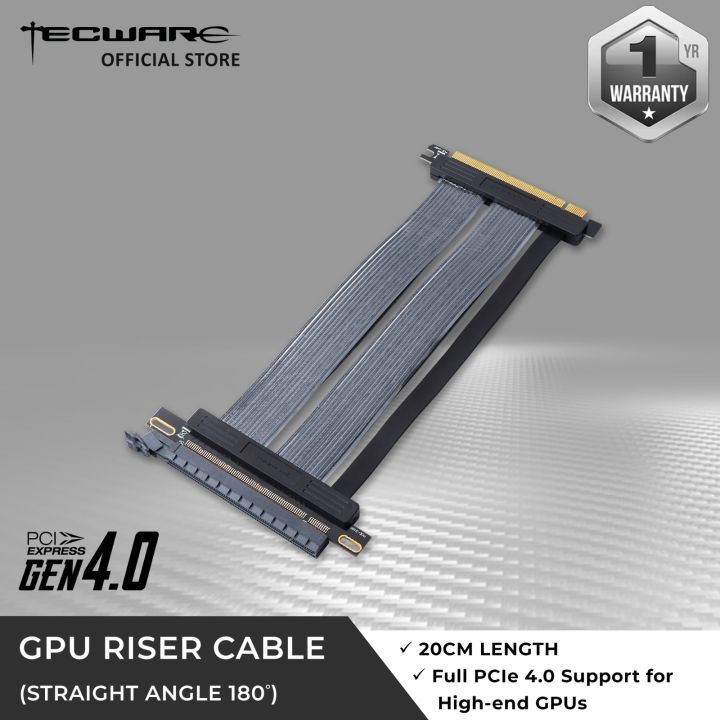 Tecware Vertical GPU Mount PCIE GEN 4.0 Riser [2 Angle Options ...
