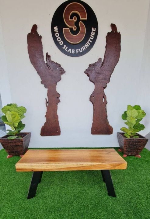 Solid Wood Bench - Rain Tree Bench | Lazada