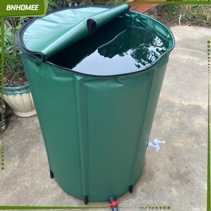 BNHOMEE Foldable Rain Barrel Water Butt Collapsible Rain Water Catching ...