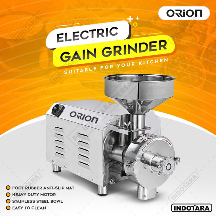 Mesin Penggiling Biji-Bijian Elektrik - Orion Electric Grain Grinder ...