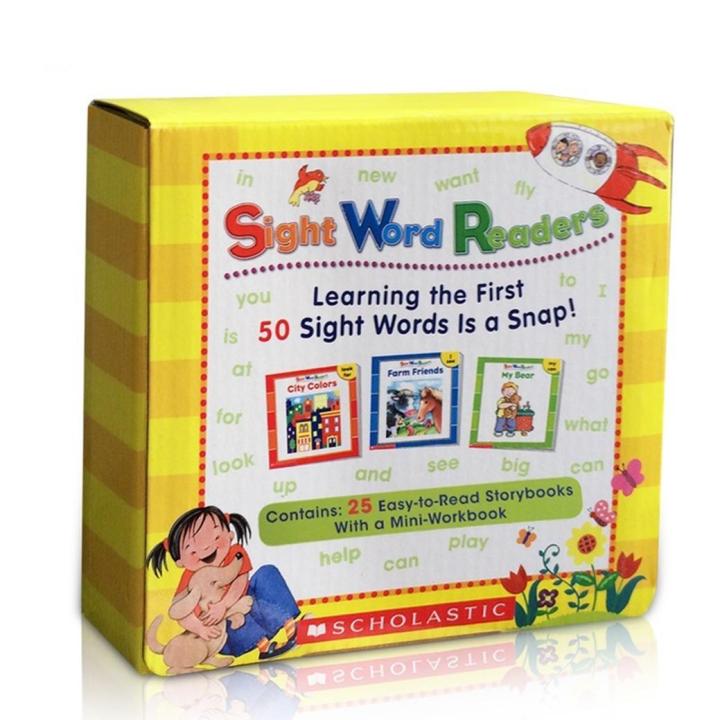milumilu Scholastic Sight Word Readers Boxed Set Sight Words Aklat ...