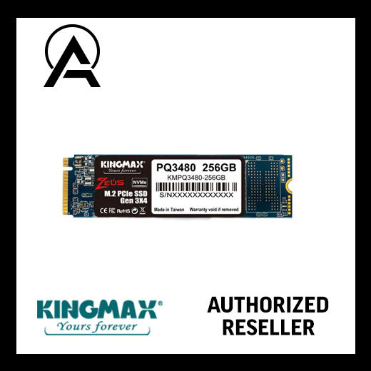 Kingmax 256GB NVMe PCIe Internal SSD Solid State Drive / KMPQ3480-256G ...