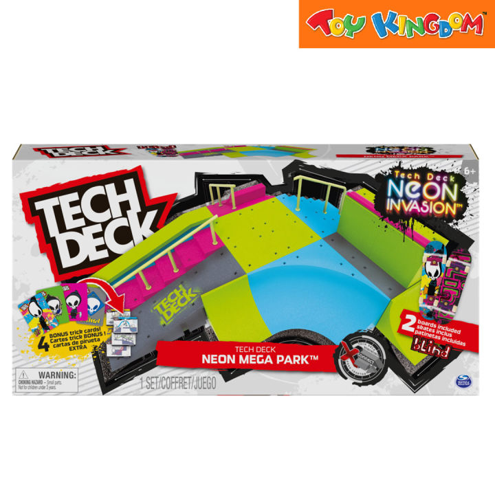 Tech Deck Neon Mega Park X-Connect Fingerboard Ramp Set | Lazada PH