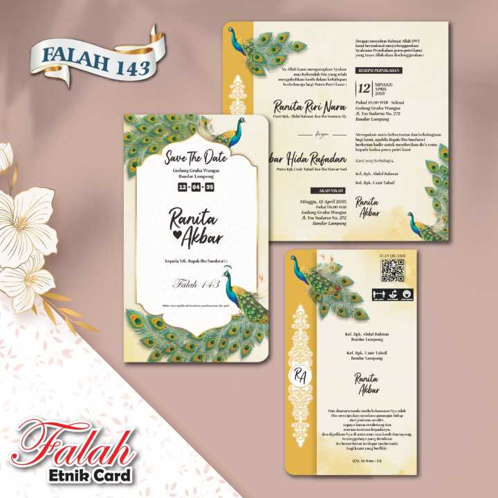 Blangko Undangan merk FALAH 143 ( 1 PAK ) | Free File Setting | Blangko ...