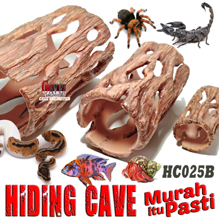 HC025B HIDINGCAVE CHOLA KAKTUS GOA TEMPAT SEMBUNYI REPTILE INSECTA IKAN ...