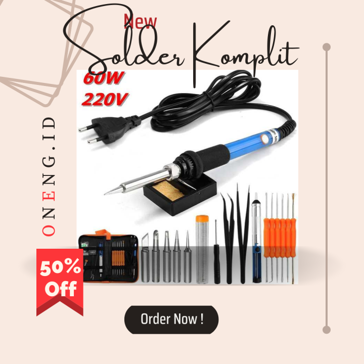 New Arrival Solder Kit 7 Jadi Satu Murah Handskit Solder Lengkap Taffware Peralatan Solder Kit 7 ...