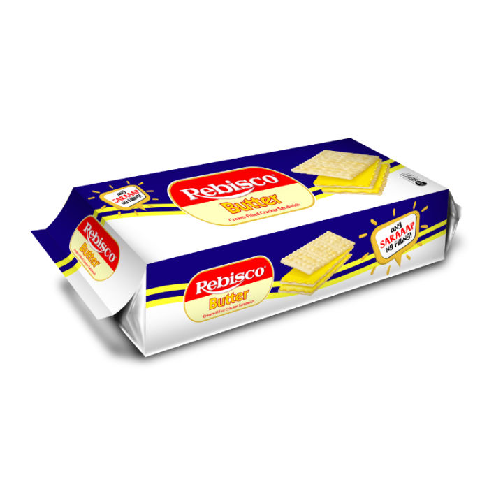 Rebisco Butter Cream-Filled Cracker Sandwich 32g x 10s | Lazada PH