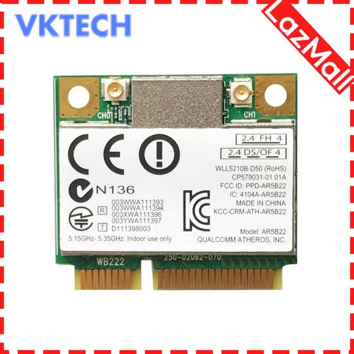 [Vktech]300Mbps Mini PCI-E Wireless Adapter 2.4G/5G Dual Band Bluetooth ...