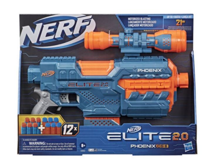 Nerf Elite 2.0 Phoenix CS-6 Motorized Blaster | Lazada