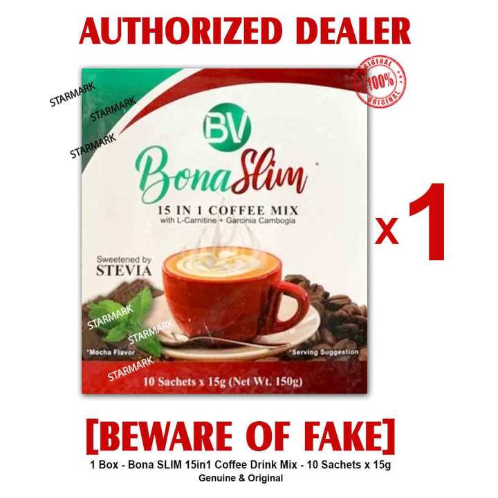 BONA SLIM Coffee BONASLIM Coffee Mix 15in1 Coffee Mix Bona Vita SLIM ...