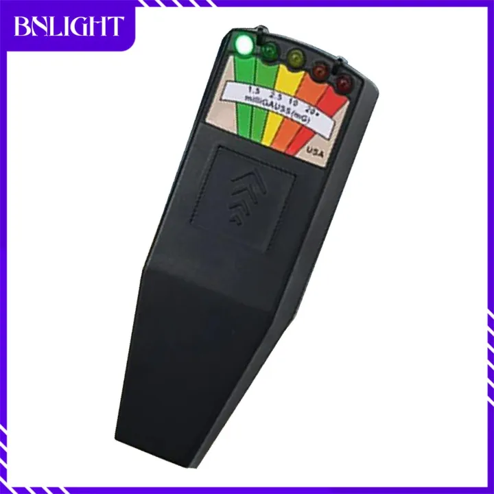 BNLIGHT LED EMF Meter Radiation Tester Handheld with 5 LED Indicators ...