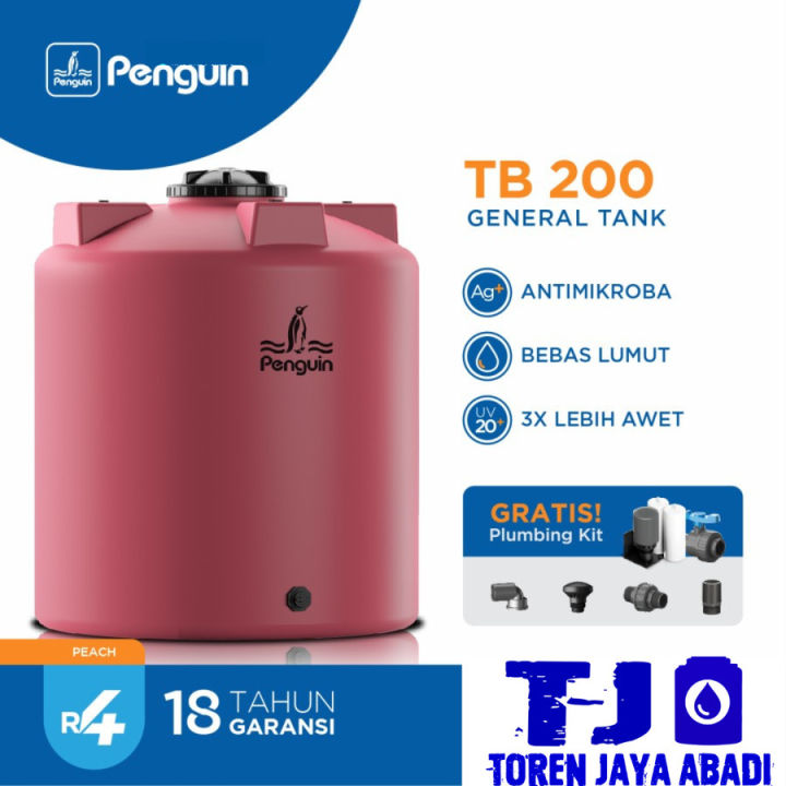 Tandon / Toren / Tangki Air Silinder Penguin TB 200 - 2.000 Liter | Lazada Indonesia