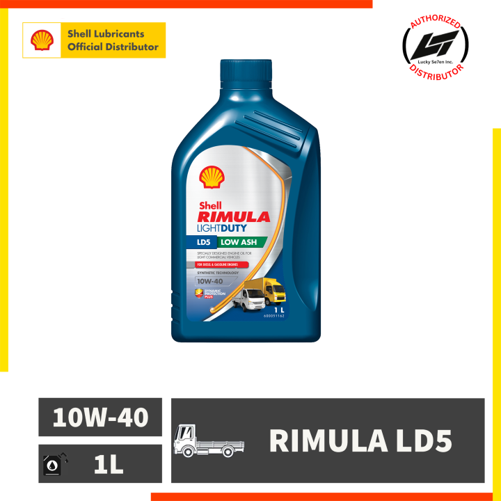 Shell Rimula LD5 Low Ash 10W-40 1L | Lazada PH