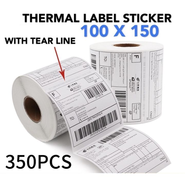 A6 Lazada Waybill Thermal Paper Shipping Label Consignment Note Sticker ...