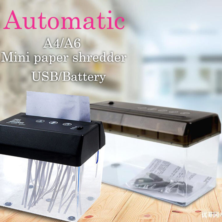A4/A6 Automatic/manual paper shredder Paper Cutting Machine Straight ...