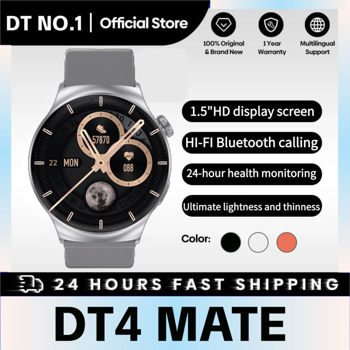 DT NO.1 DT4 Mate Women Smart Watch Men Compass NFC Bluetooth Call 454*454 Screen 1.5 inch ...