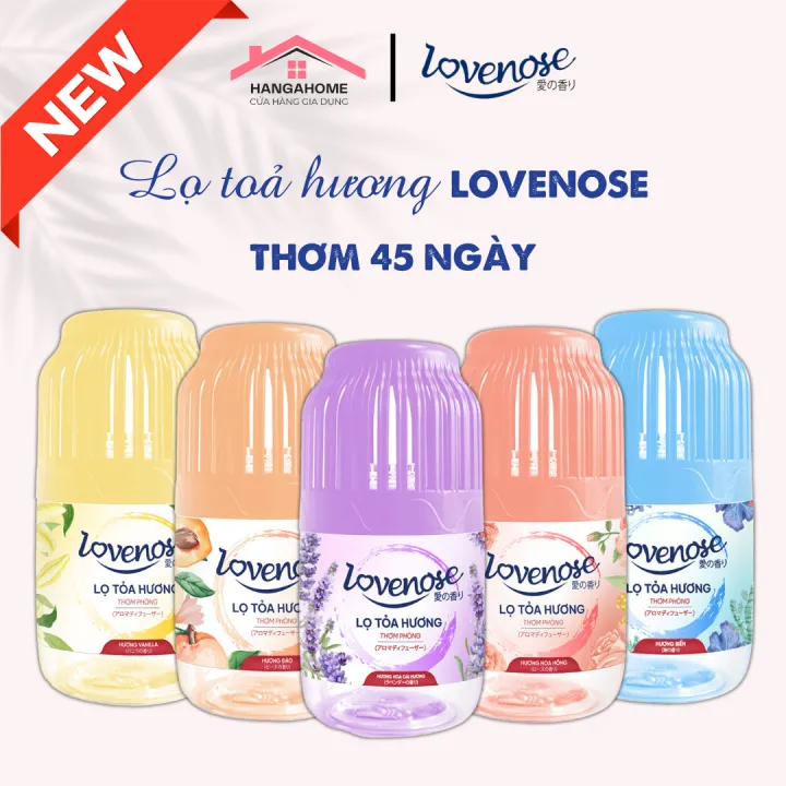 Lọ tỏa hương Lovenose 200ml hương thơm tự nhiên dễ chịu khử mùi sáp ...