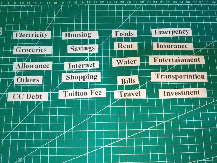 Chelsea Grey Label Sticker for Money Organizers | Lazada PH