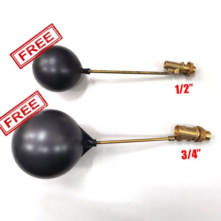 [READY STOCKS] CITY BRASS FLOAT VALVE + [FREE ] PVC FLOAT BALL / BOLA ...