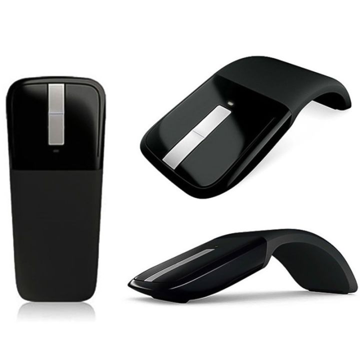 [Mouse accessories] 2.4Ghz Foldable Wireless Mouse Folding Arc Touch ...