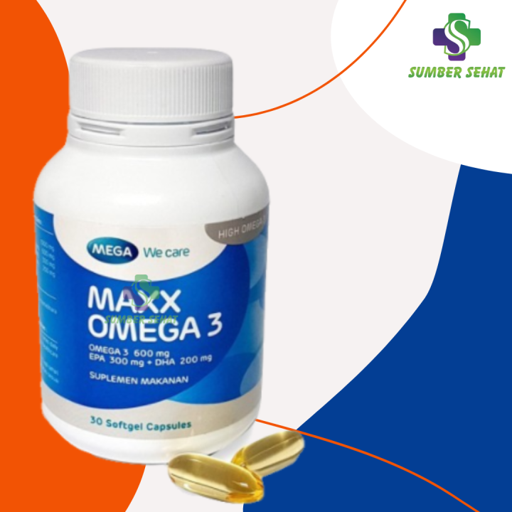 MEGA WE CARE MAXX OMEGA 3 BOTOL 30 KAPSUL | Lazada Indonesia