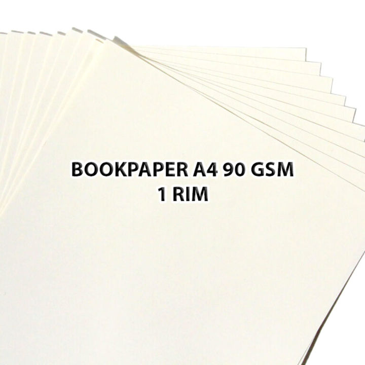 Bookpaper 90 gsm A4 1 rim / Book Paper a4 90gsm 500 lembar | Lazada ...