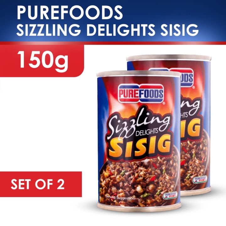 Purefoods Sizzling Delights Sisig (150g) Set of 2 | Lazada PH