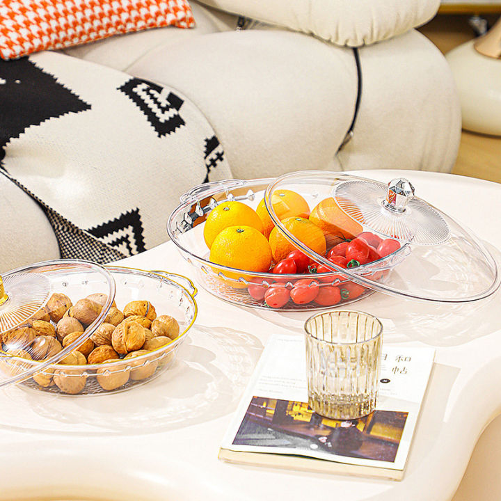 Piring Saji Tempat Buah Snack Roti Aesthetic Bulat Kotak Serbaguna ...