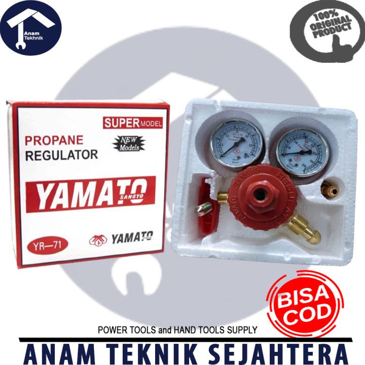 REGULATOR LAS LPG YAMATO YR 71 / PROPANE GAS WELDING REGULATOR YR71 | Lazada Indonesia