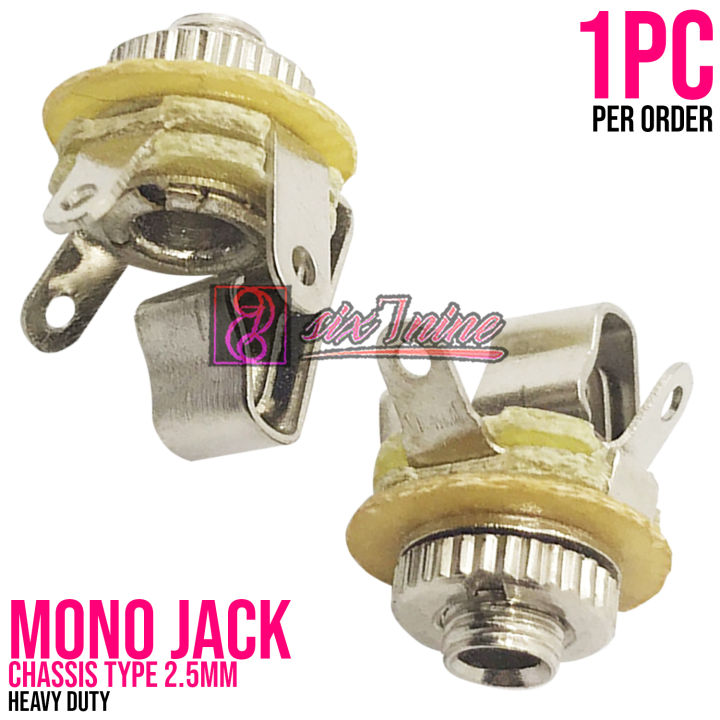 SSN Mono Jack Chassis Type 2.5mm Heavy Duty | Lazada PH