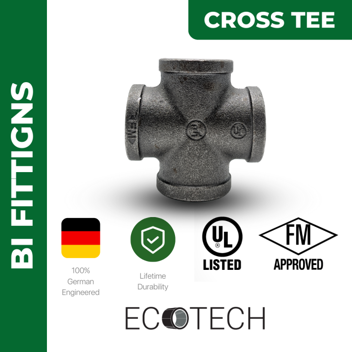 ECOTECH™ Black Iron - THREADED TEE CROSS | Lazada PH