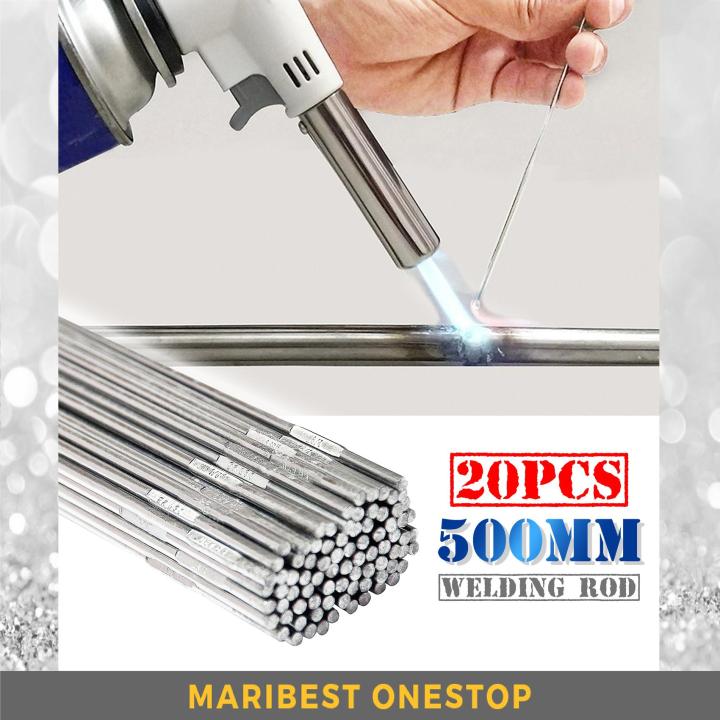 Package 20PCS 2.4MM x 500MM Low Temperature Aluminium Welding Wire Rod ...