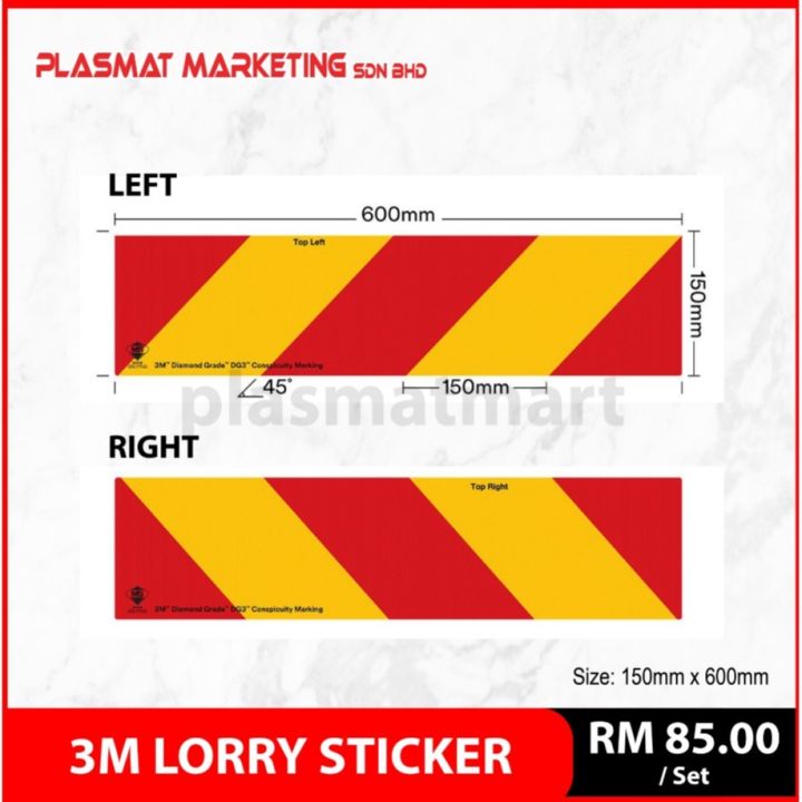 3M LORRY REFLECTIVE STICKER | Lazada