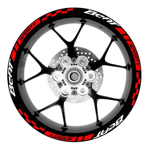 STIKER VELG BEAT SPORTY NEW DESIGN BEBASSTIKER | Lazada Indonesia