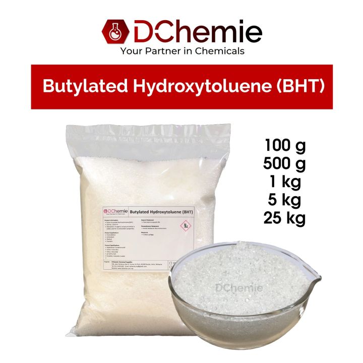 Butylated Hydroxytoluene BHT, Food Grade | Lazada