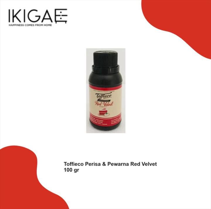 TOFFIECO PERISA DAN PEWARNA / PASTA RED VELVET 100 GR | Lazada Indonesia