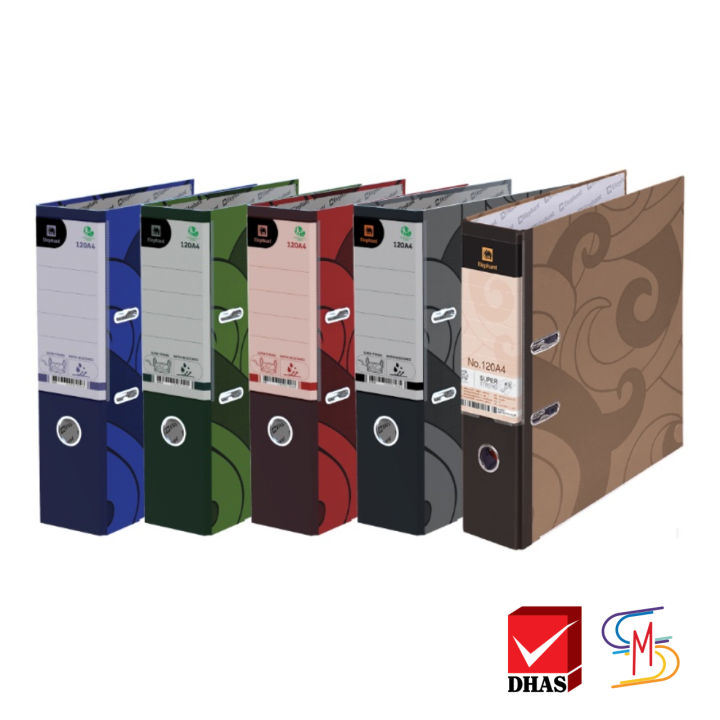 Elephant ตราช้าง แฟ้ม แฟ้มสันกว้าง ขนาดสัน 3 รุ่น 120A4 | Lazada.co.th