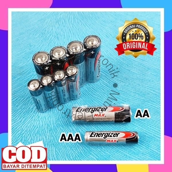 Baterai AA AAA A2 A3 Energizer isi 1 Alkaline Power Energizer Max 1.5V | Lazada Indonesia